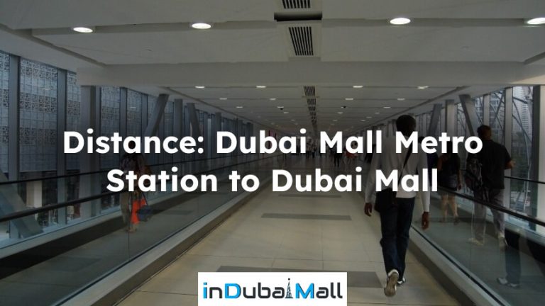 Dubai Mall Metro Station to Dubai Mall Distance | in Dubai Mall