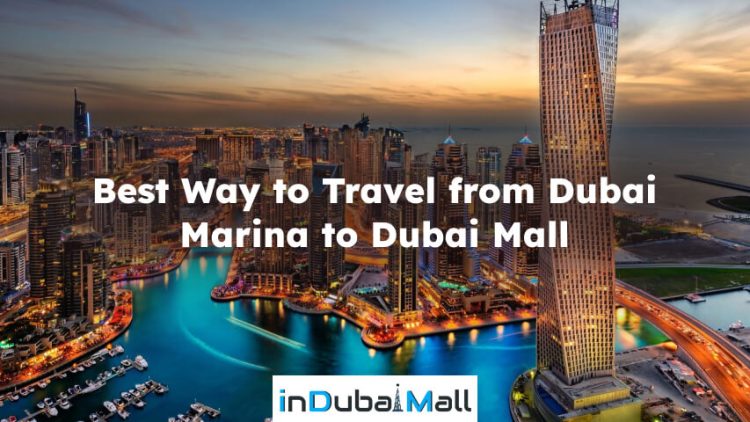 dubai marina to dubai mall,distance from dubai marina to dubai mall